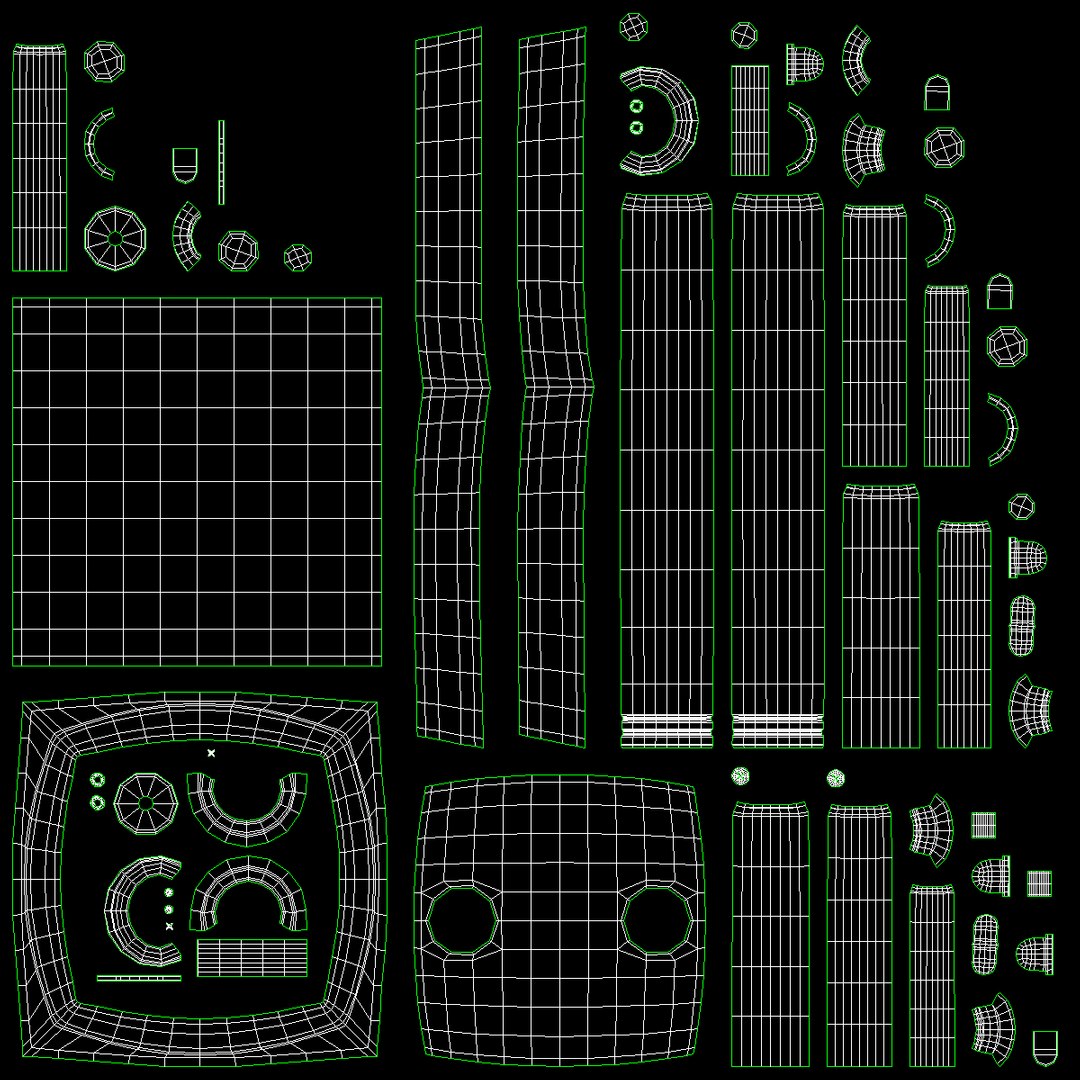 Tv Rabbit Ears 3d Model