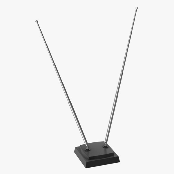 tv rabbit ears 3d model