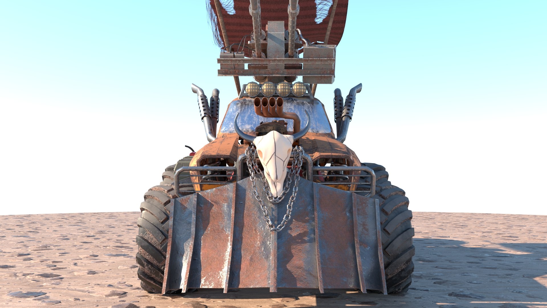 3D Model Mad Max Concept Car - TurboSquid 1808161