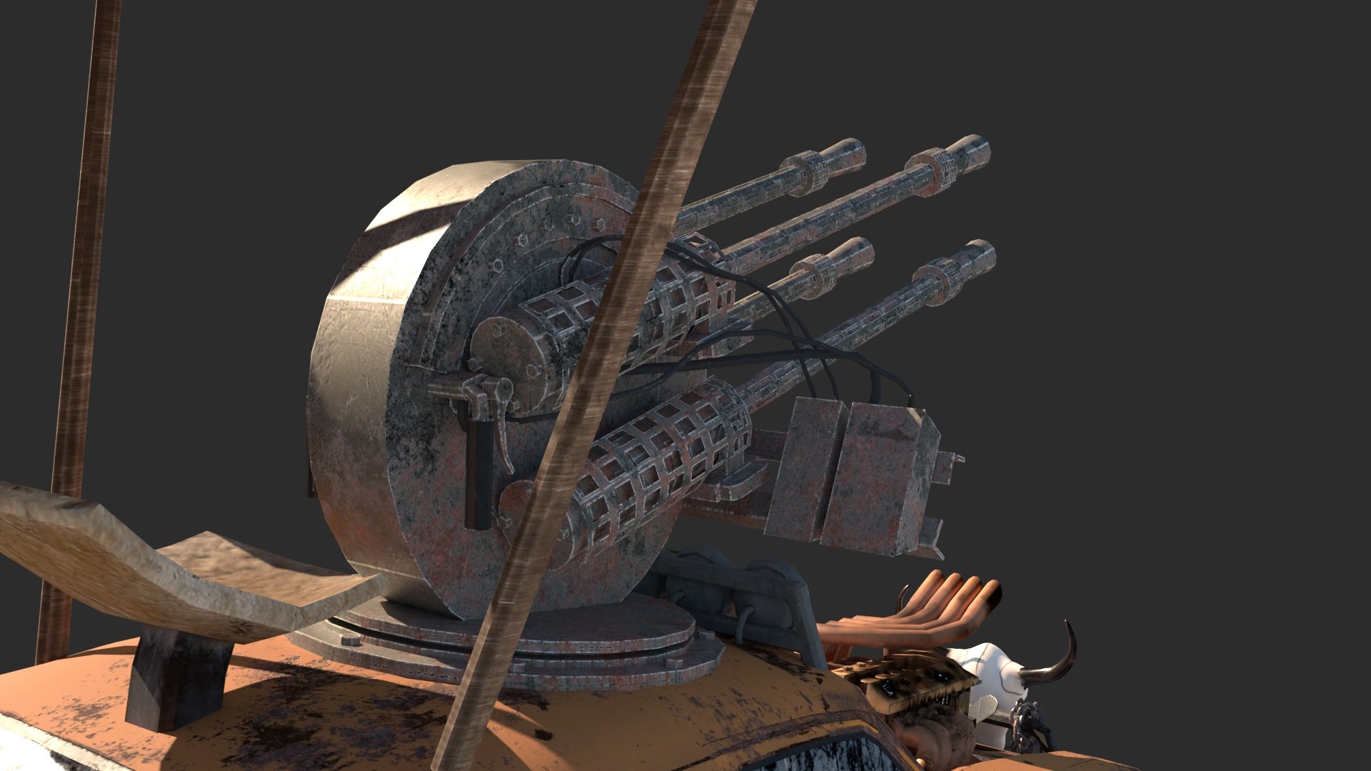 3D Model Mad Max Concept Car - TurboSquid 1808161