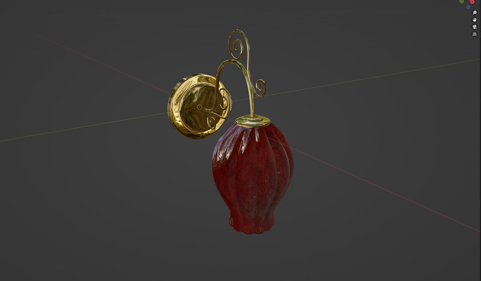 modelo 3d Bud Wall Light - TurboSquid 1939000