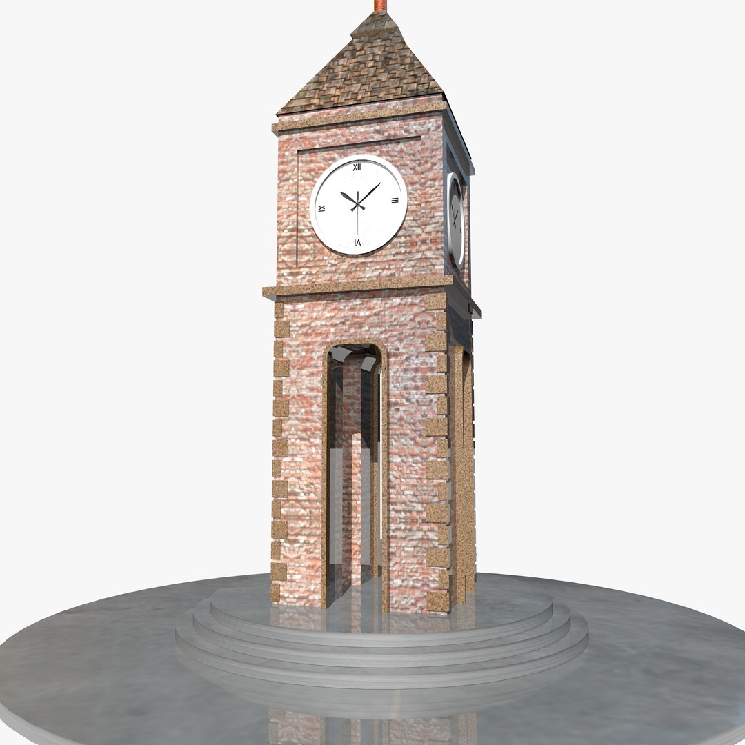 3d Clock Tower