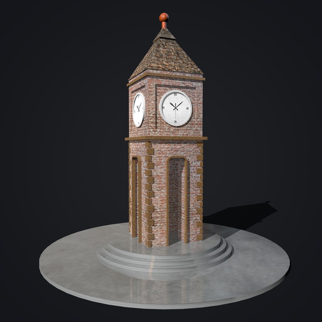 3d Clock Tower