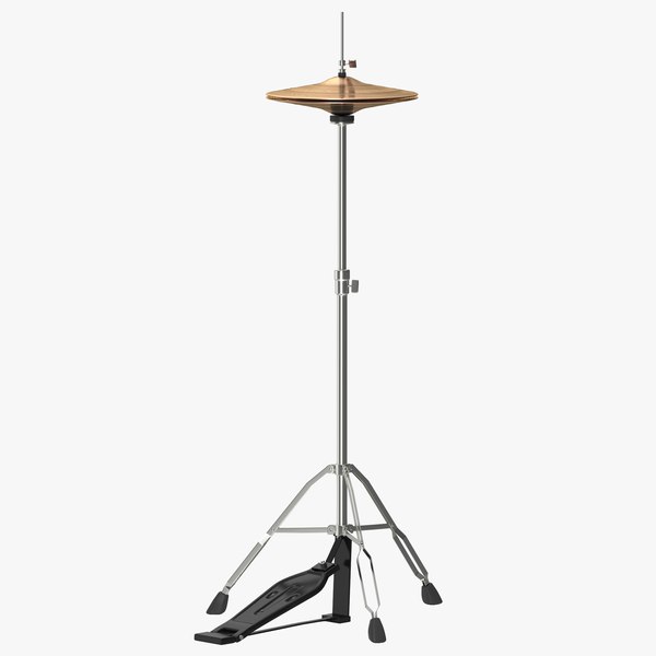 hi-hat cymbal modeled 3d model