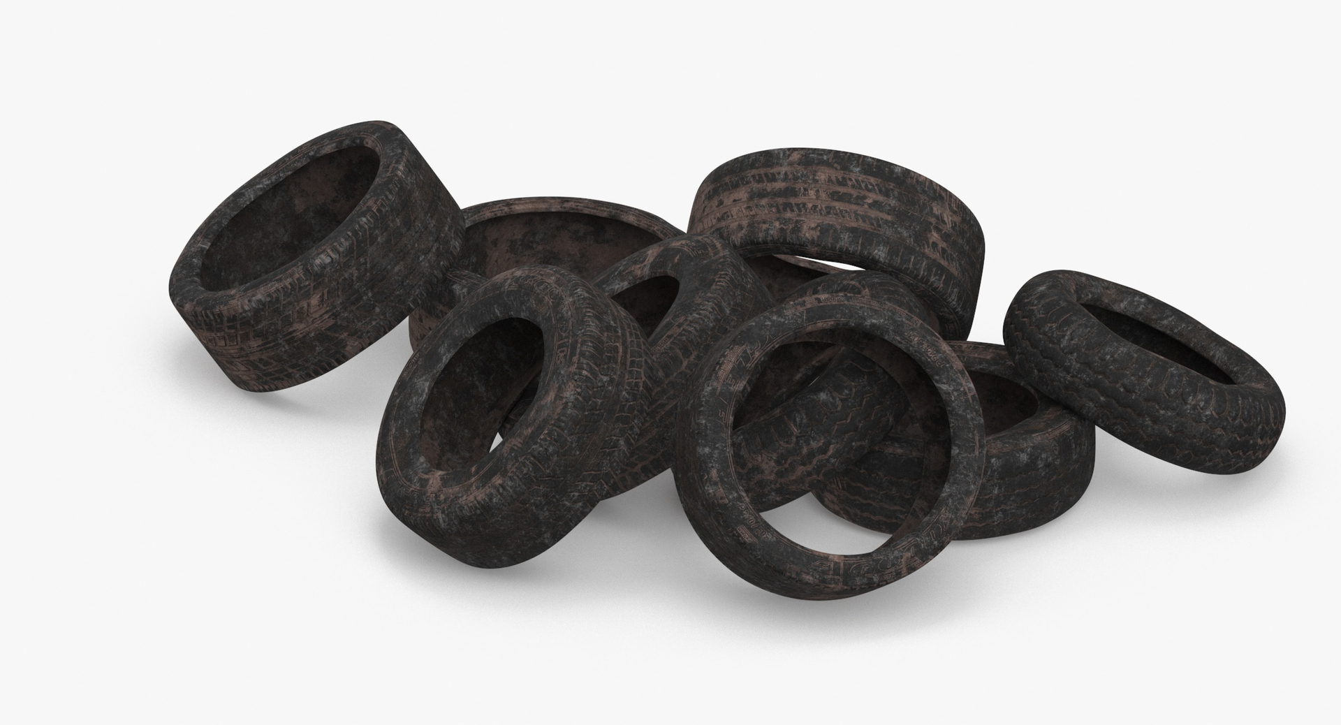 3D Tire Pile Small - TurboSquid 1945007