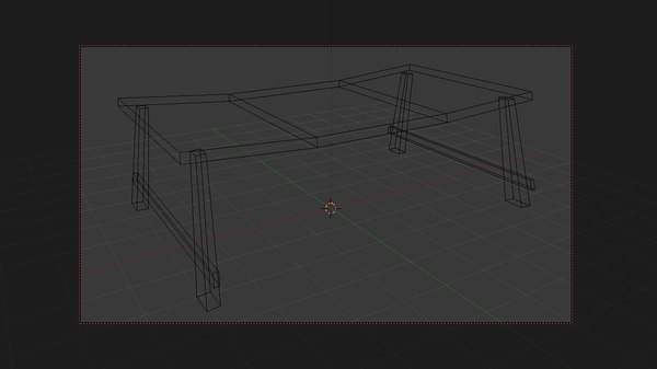 3d cartoon table model