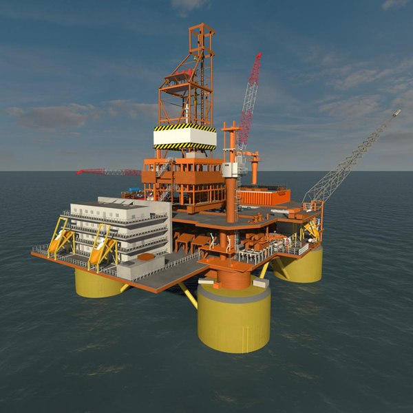 3D Oilrig Models | TurboSquid