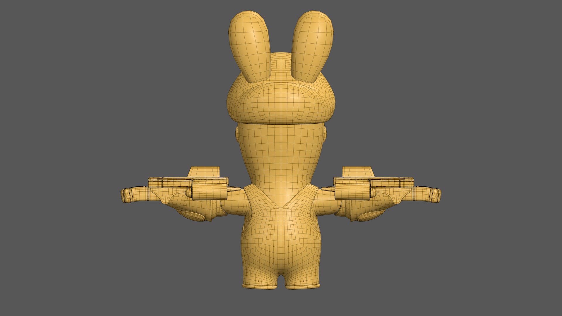 Rabbid Mario Character Gauntlet Weapon Sparks of Hope 3D model ...