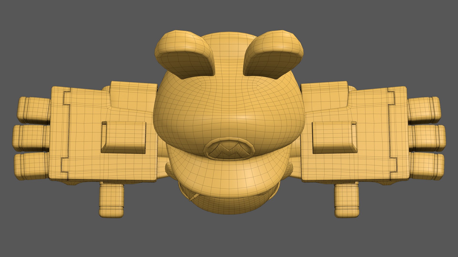 Rabbid Mario Character Gauntlet Weapon Sparks of Hope 3D model ...
