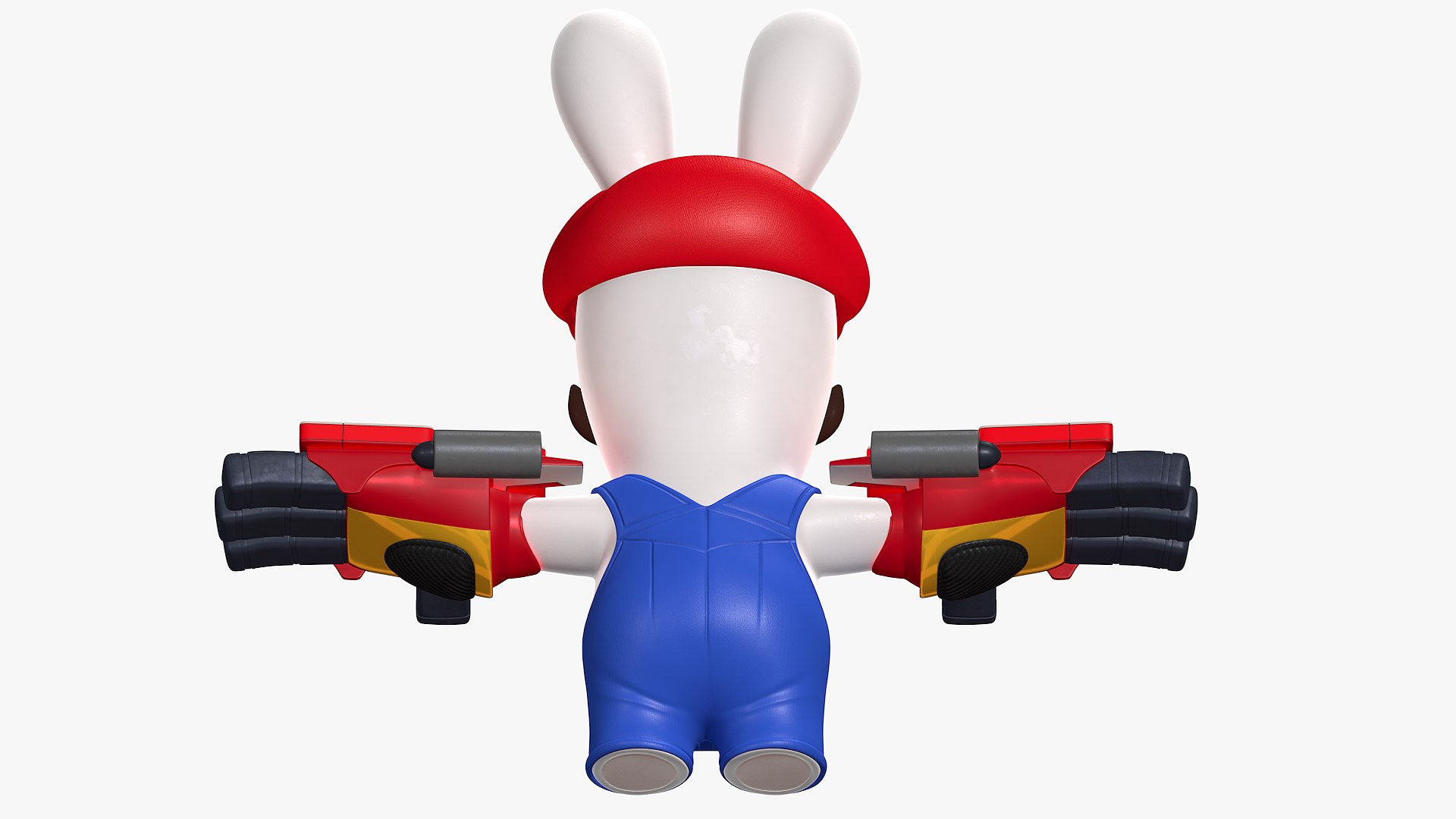 Rabbid Mario Character Gauntlet Weapon Sparks Of Hope 3D Model ...