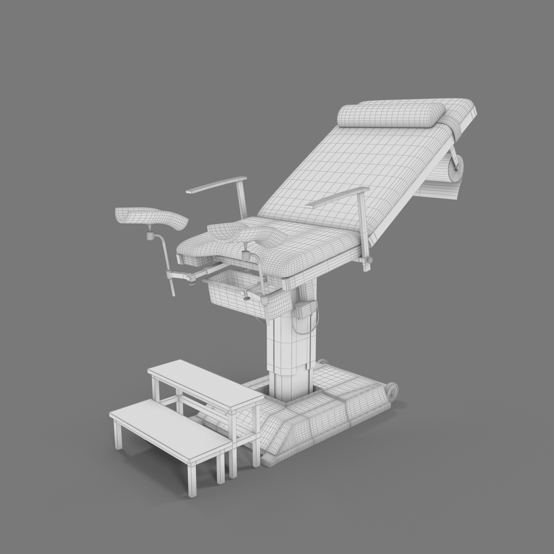 3d Gynecological Chair Model