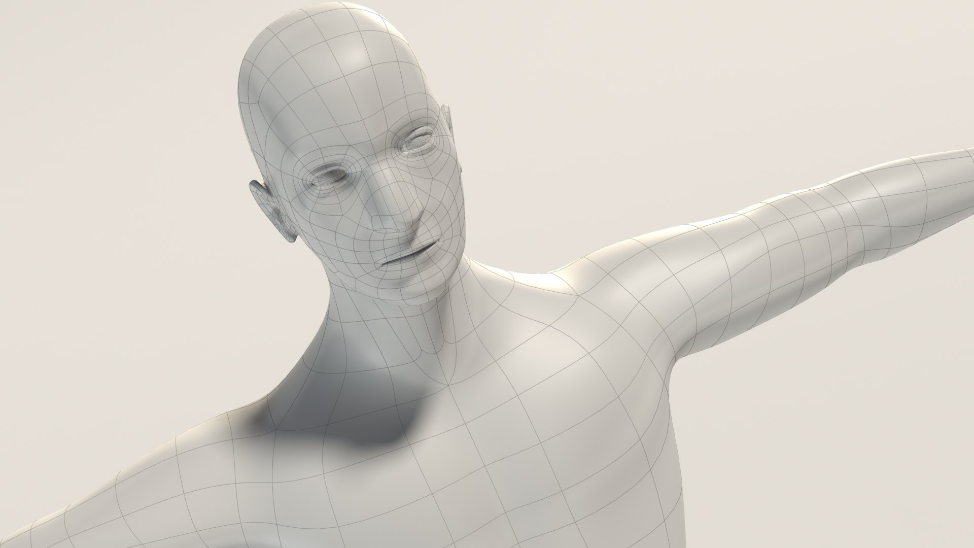 Free 3D Model Base Mesh Simple Man - TurboSquid 1550153