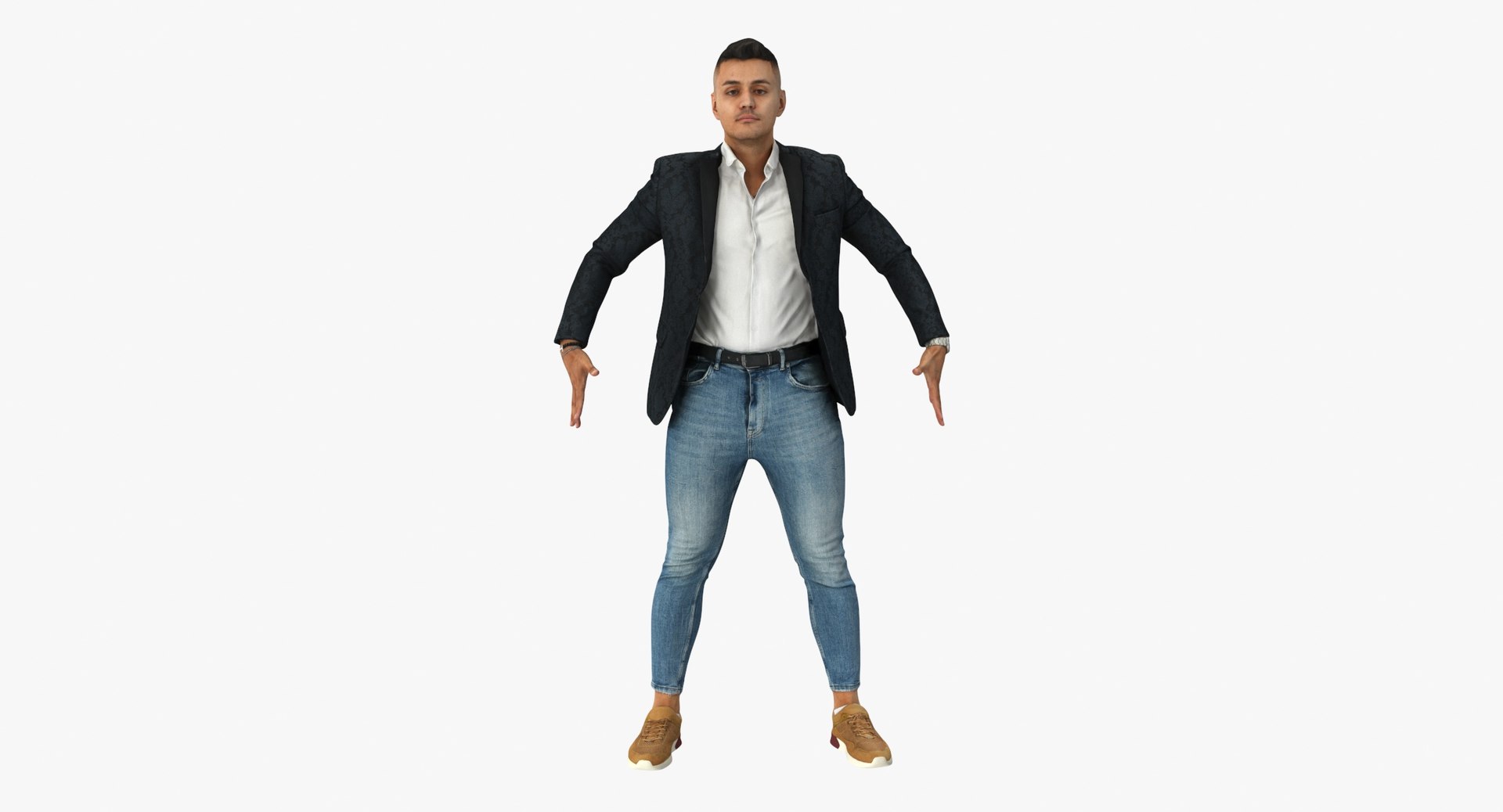 Jared Business A Pose 3D model - TurboSquid 2073267