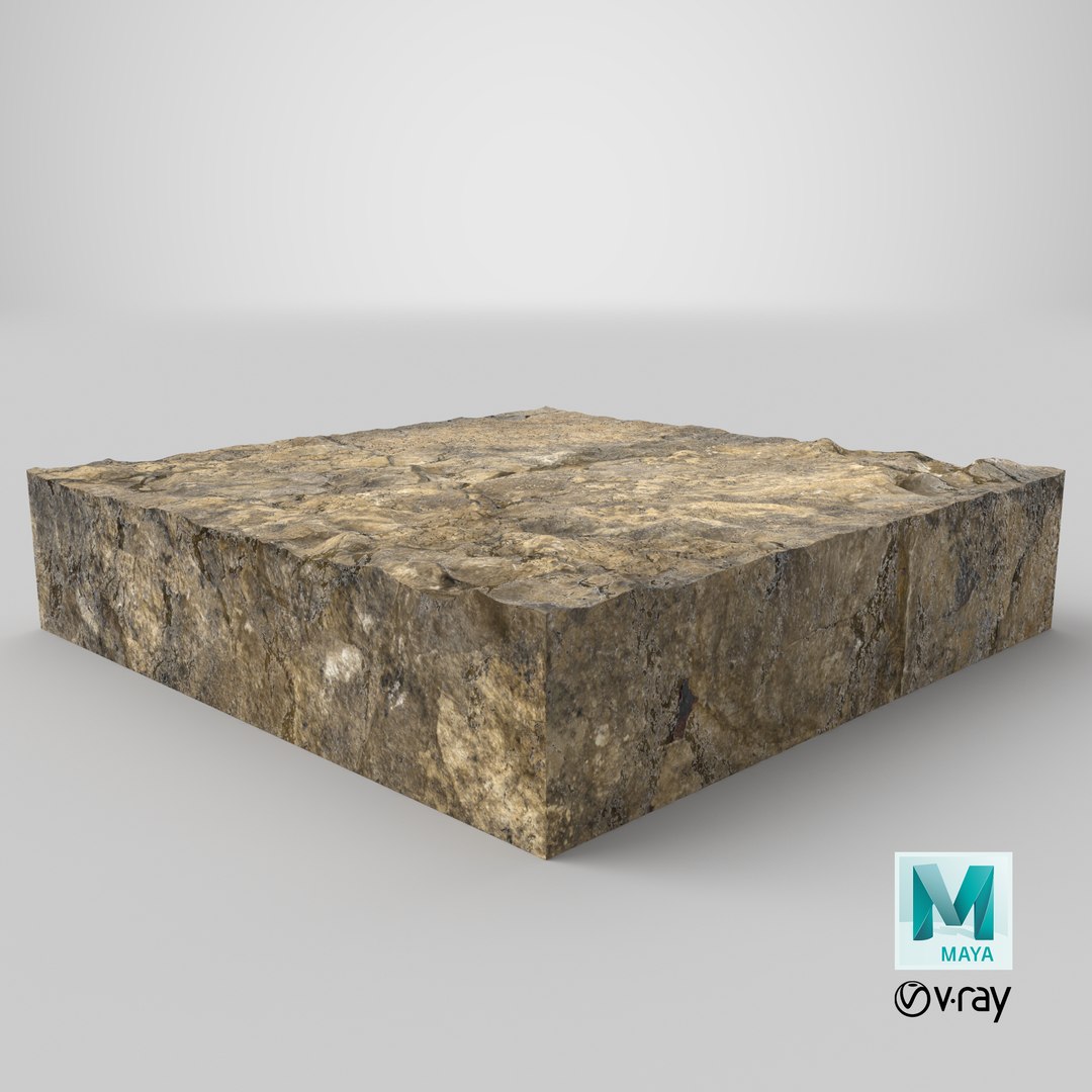 Rock Cross Sections Jagged 3D Model - TurboSquid 1320631