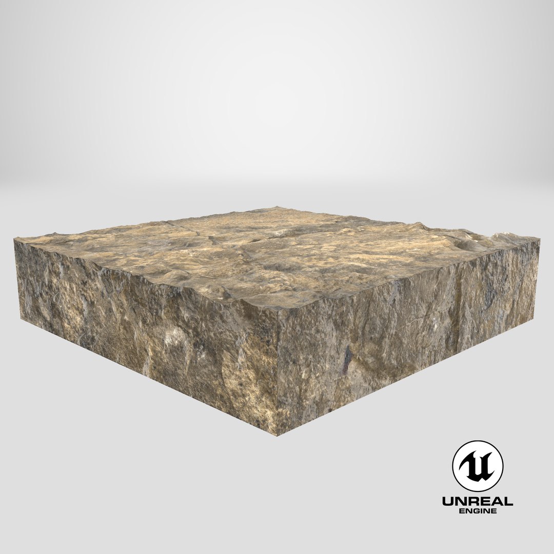 Rock Cross Sections Jagged 3D Model - TurboSquid 1320631