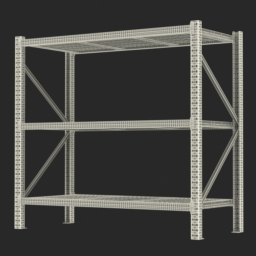 3d warehouse rack