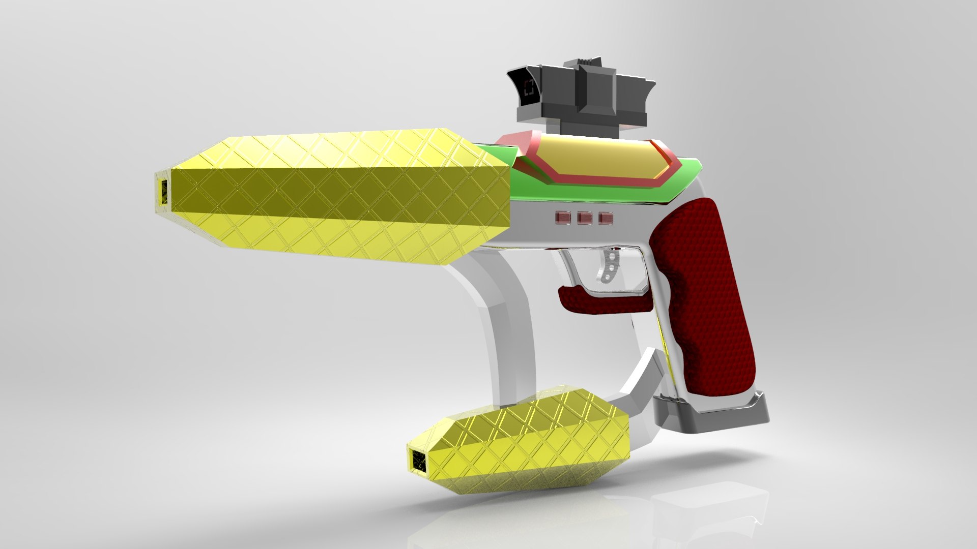 3D Gun - TurboSquid 1419533