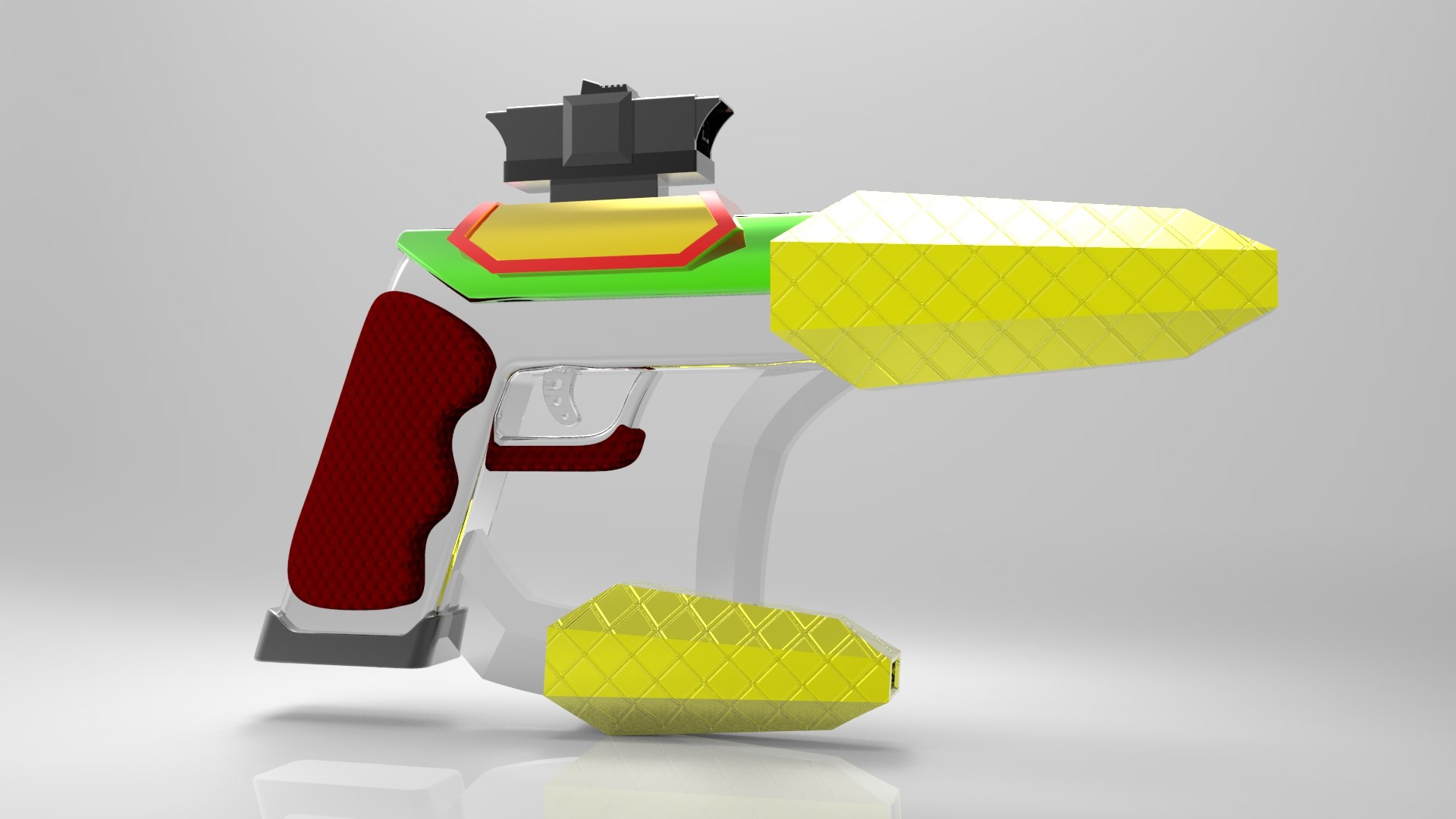 3D Gun - TurboSquid 1419533