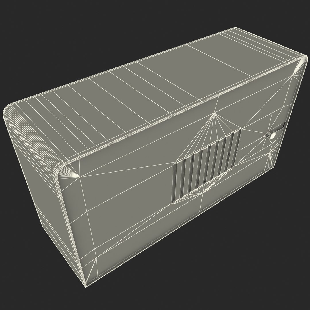 Retro Radio 3d Model