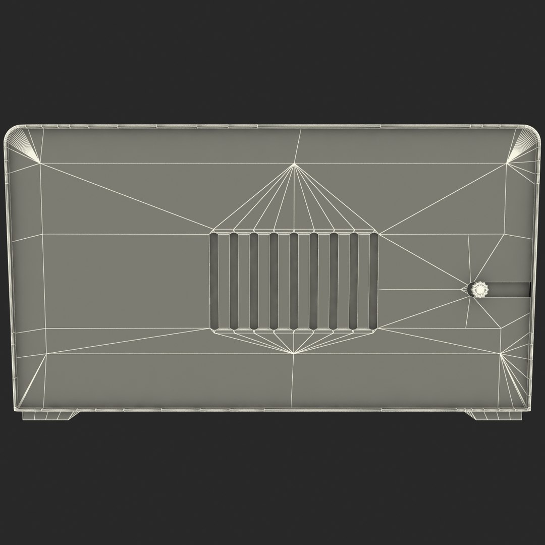 Retro Radio 3d Model