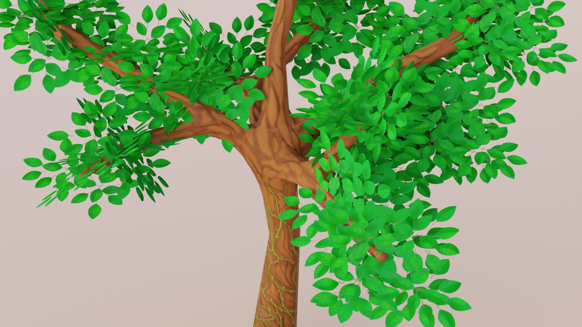 3D Cartoon-style Tree Model - TurboSquid 2066496