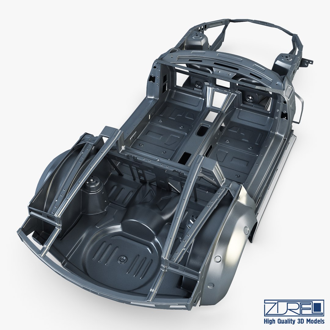 3D car frame v 1 model - TurboSquid 1286752