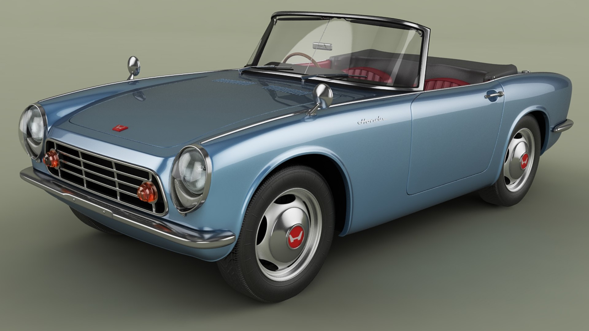 Honda S500 3D Model - TurboSquid 2281774
