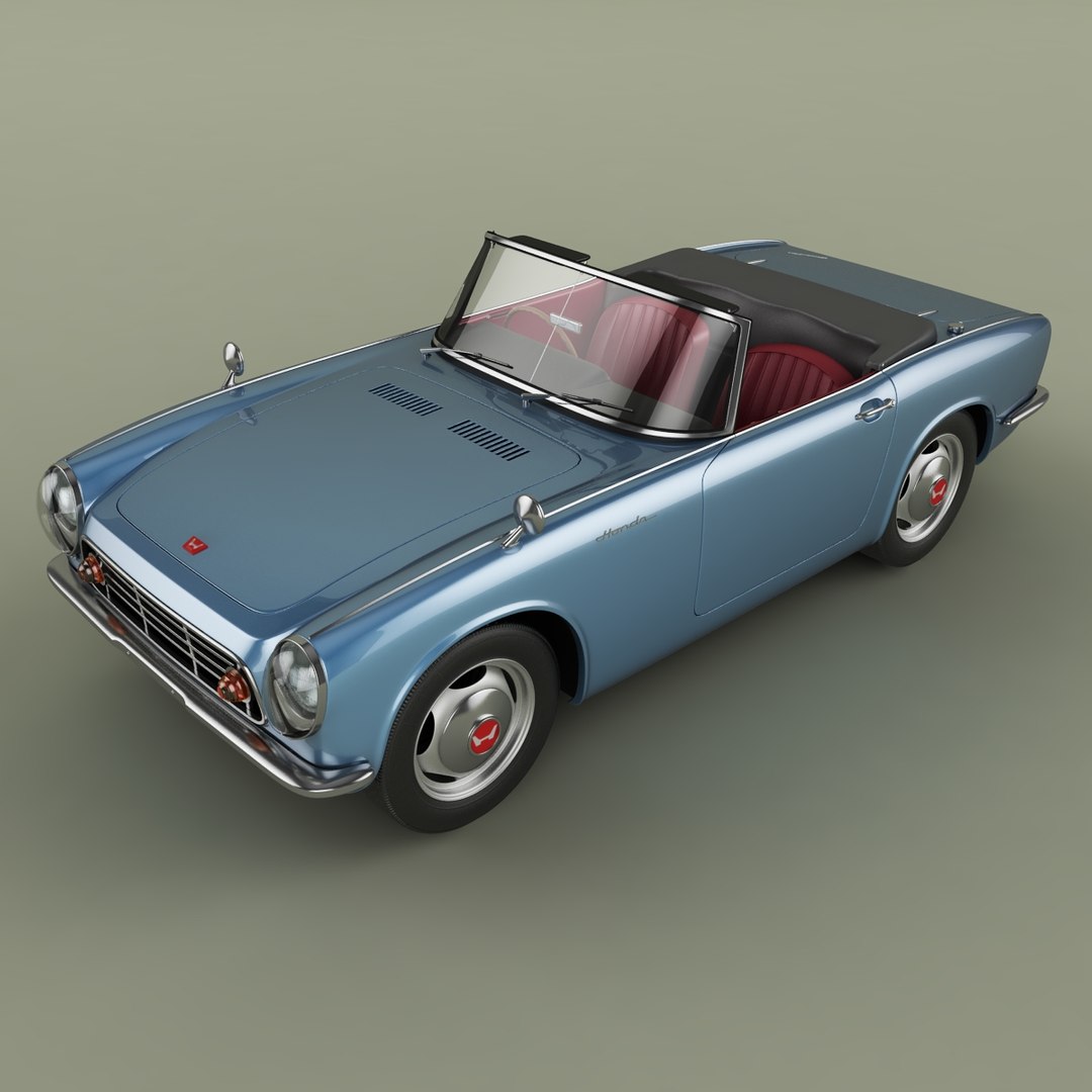 Honda S500 3D Model - TurboSquid 2281774