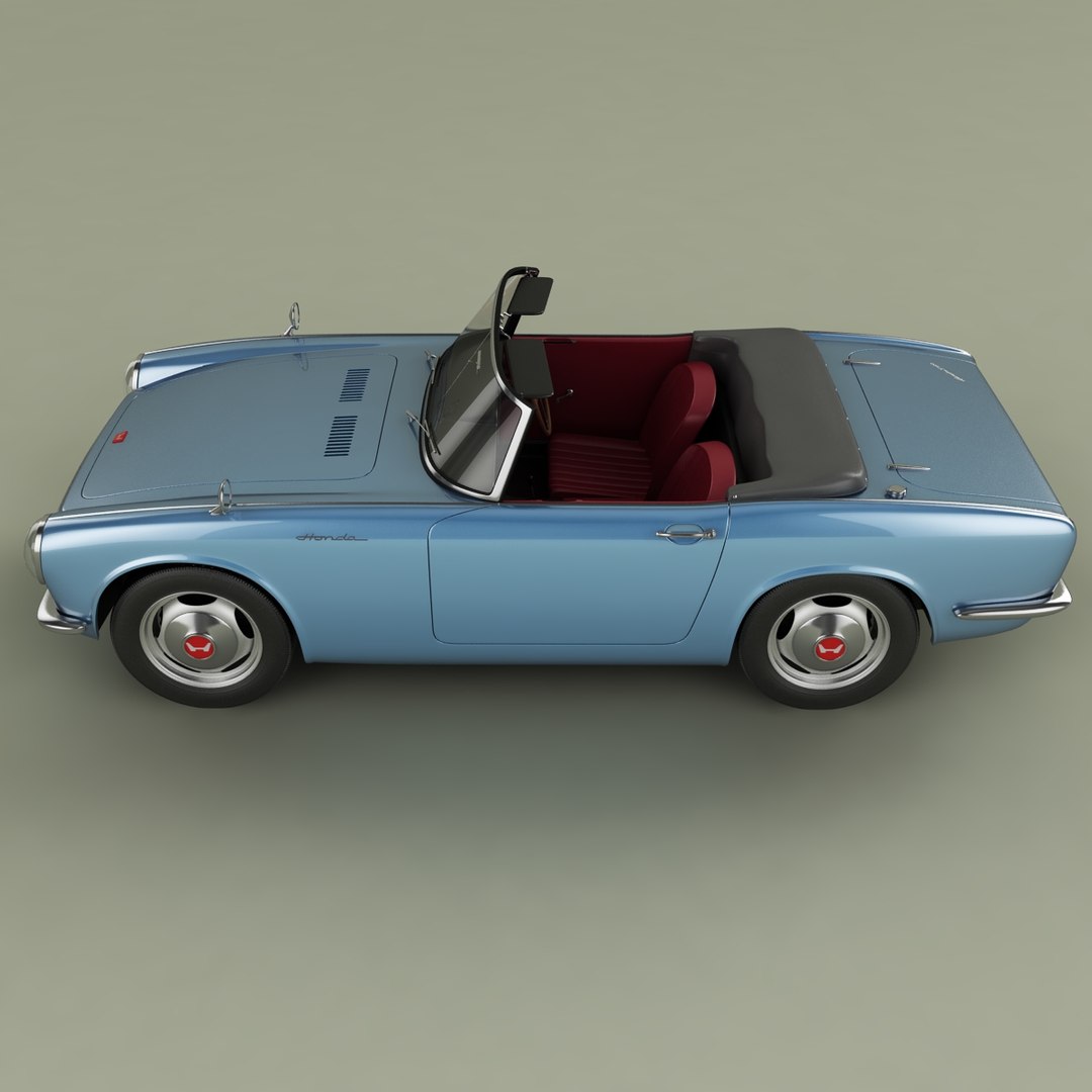 Honda S500 3D Model - TurboSquid 2281774