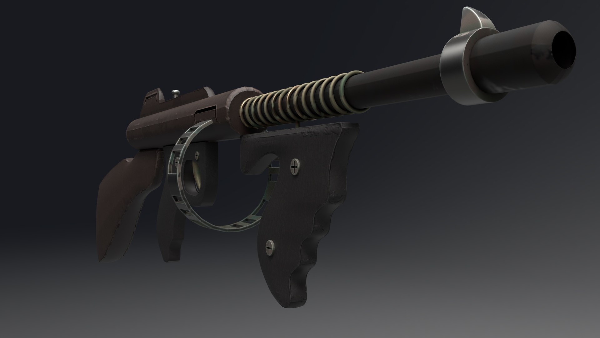 Stylized gun 3D model - TurboSquid 1709150