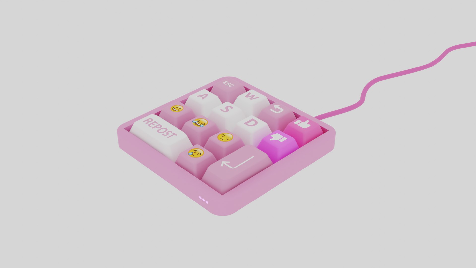 Mini Keyboard 3D Model - TurboSquid 2279182