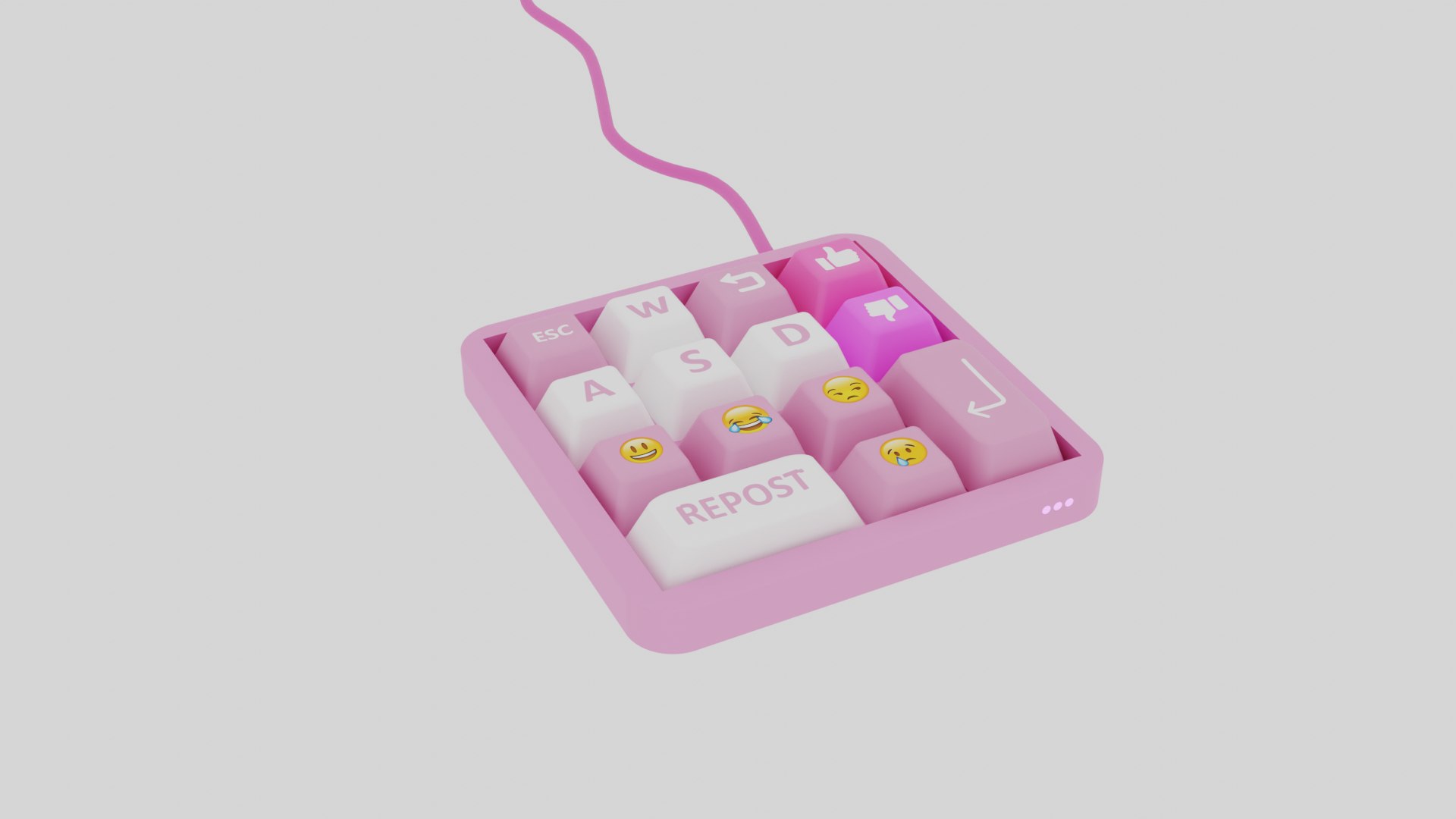 Mini Keyboard 3D Model - TurboSquid 2279182