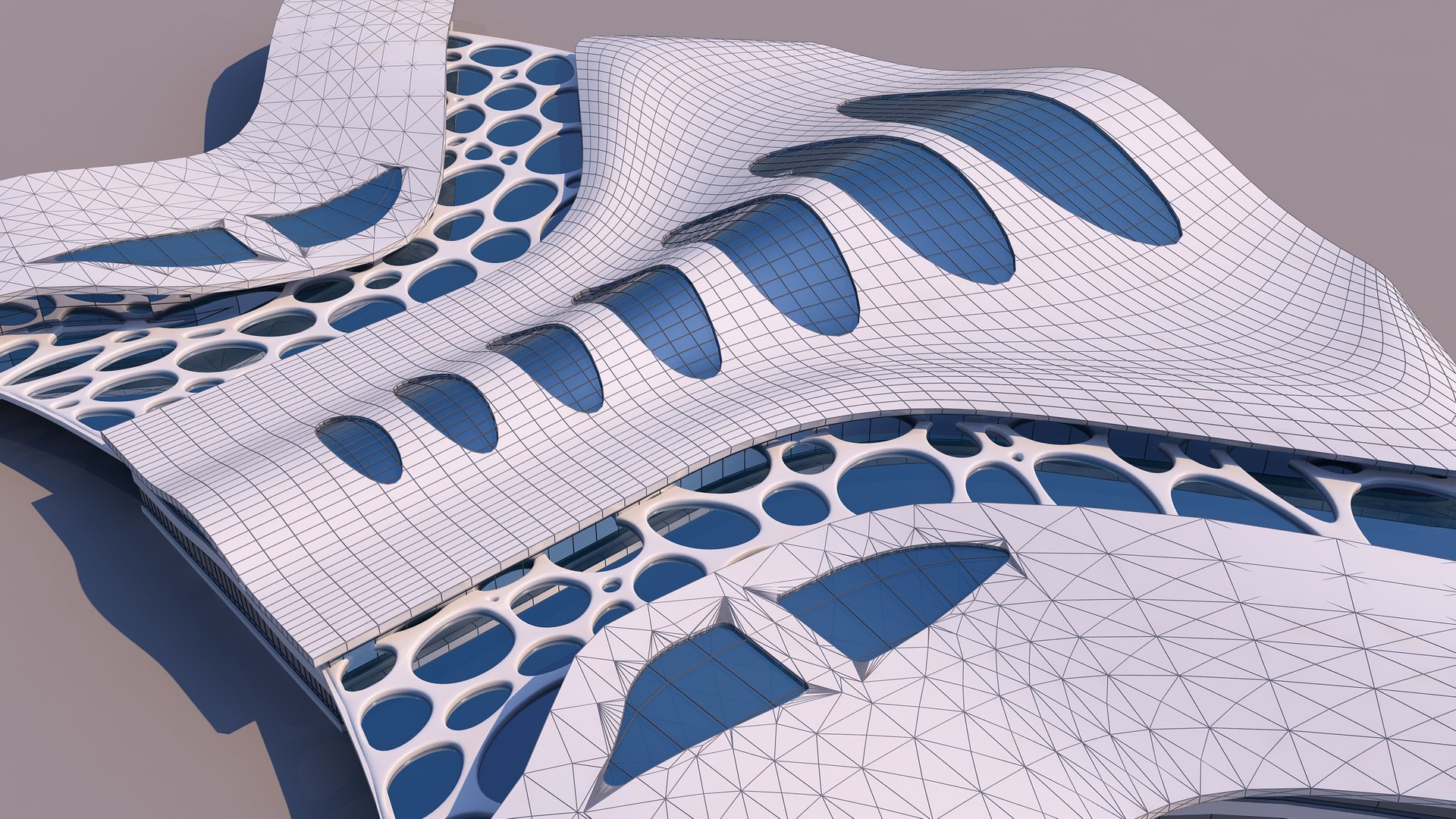 3D 0108 - Organic Building - TurboSquid 2236131