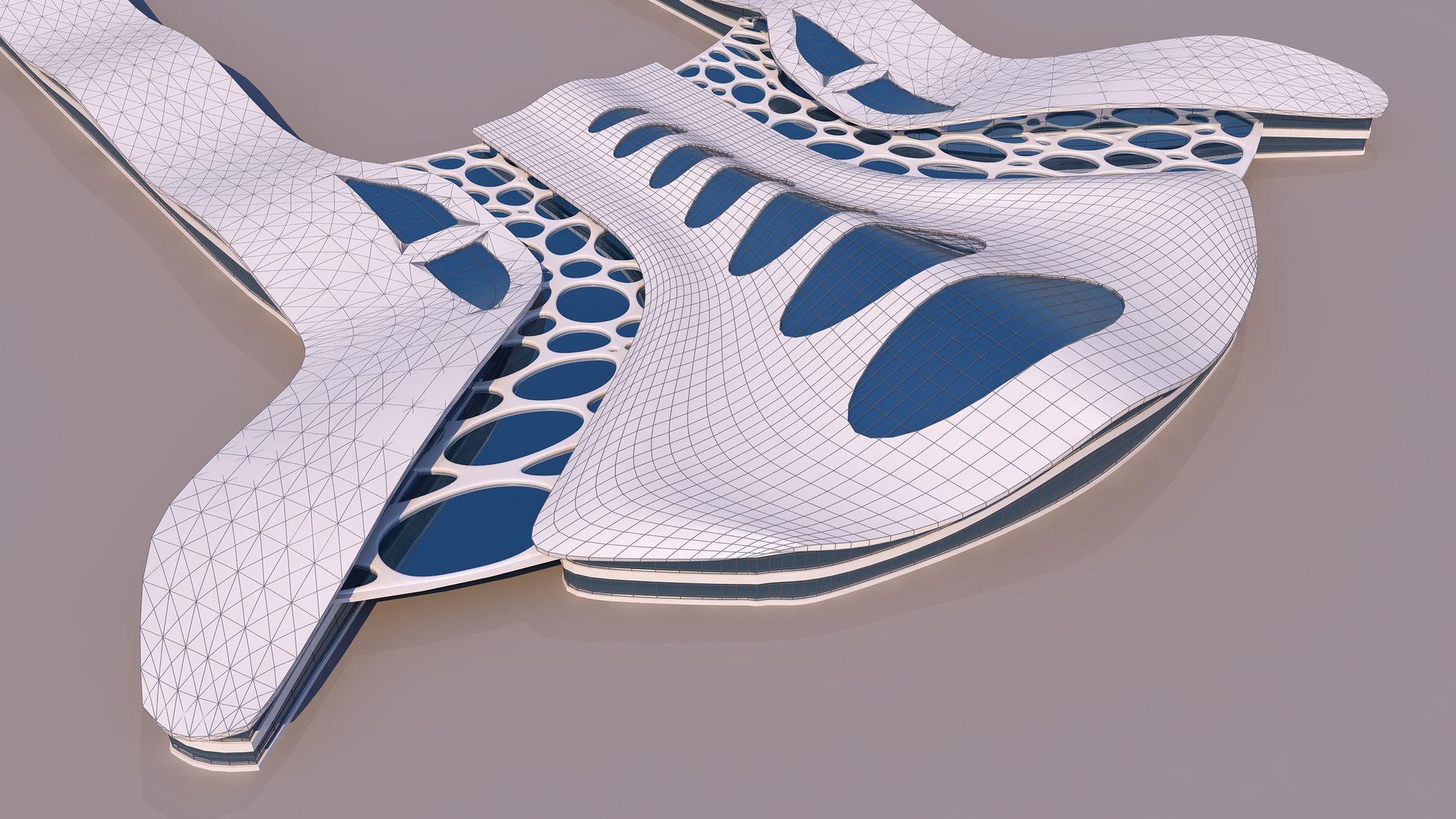 3D 0108 - Organic Building - TurboSquid 2236131