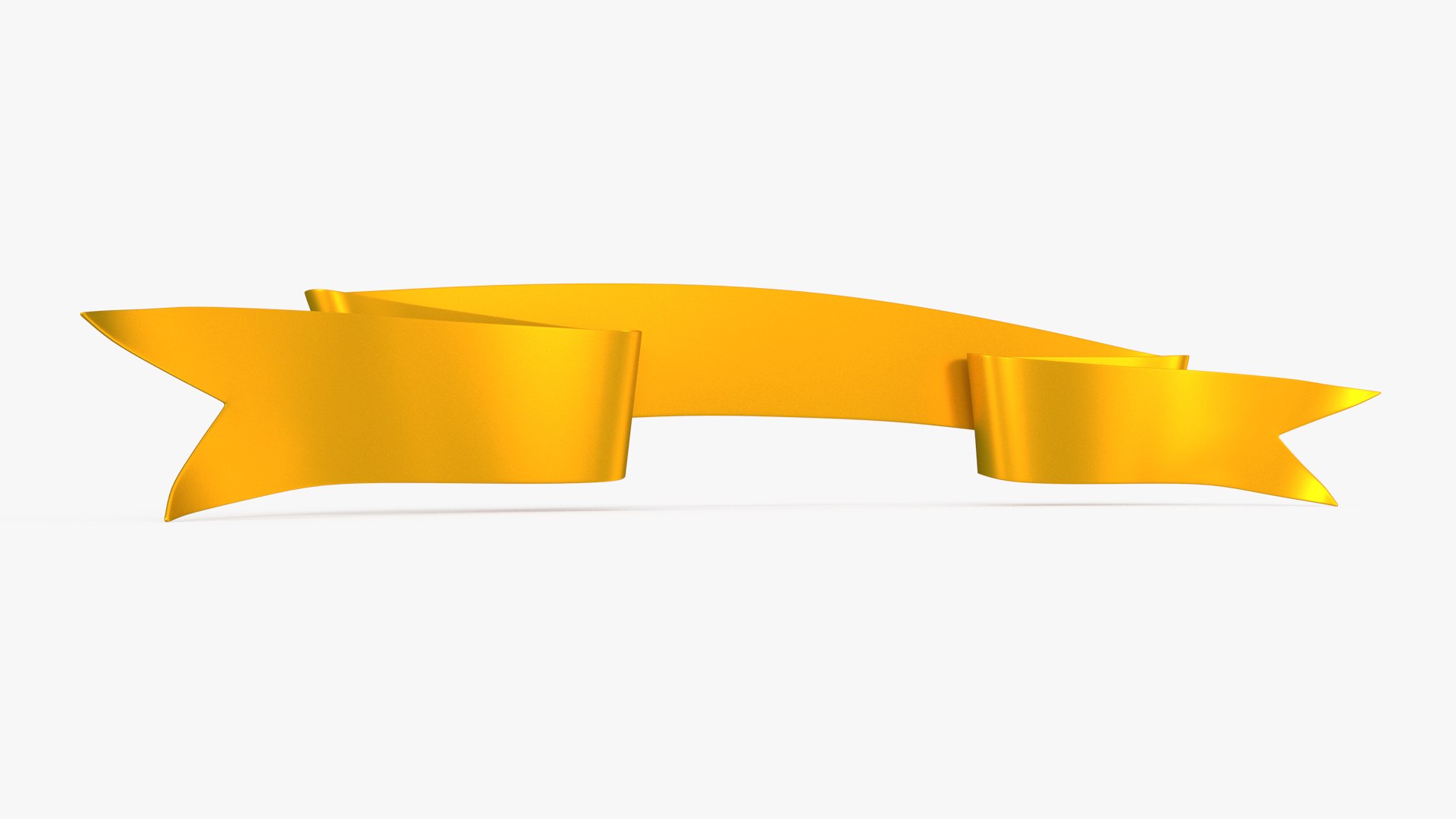 Winner Award Banner Gold 3D - TurboSquid 2003122