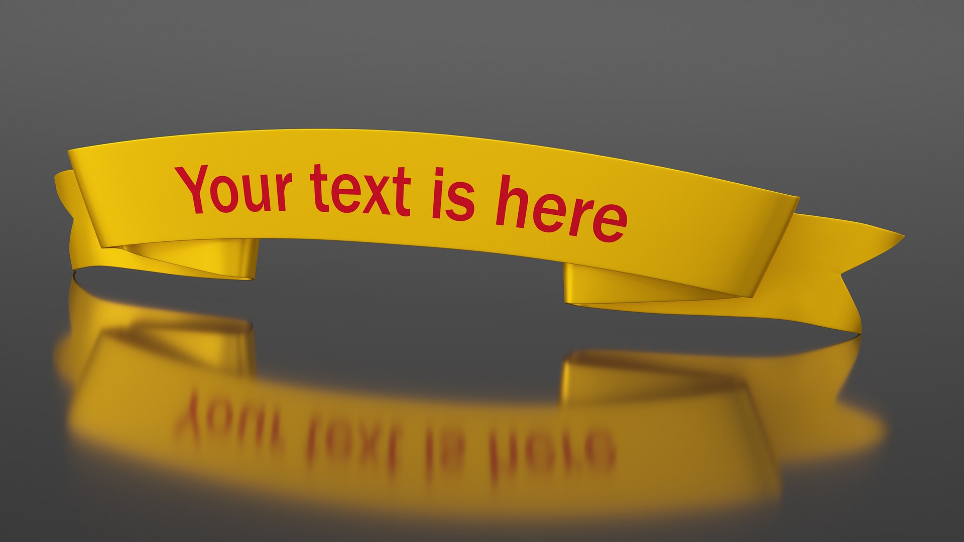 Winner Award Banner Gold 3D - TurboSquid 2003122