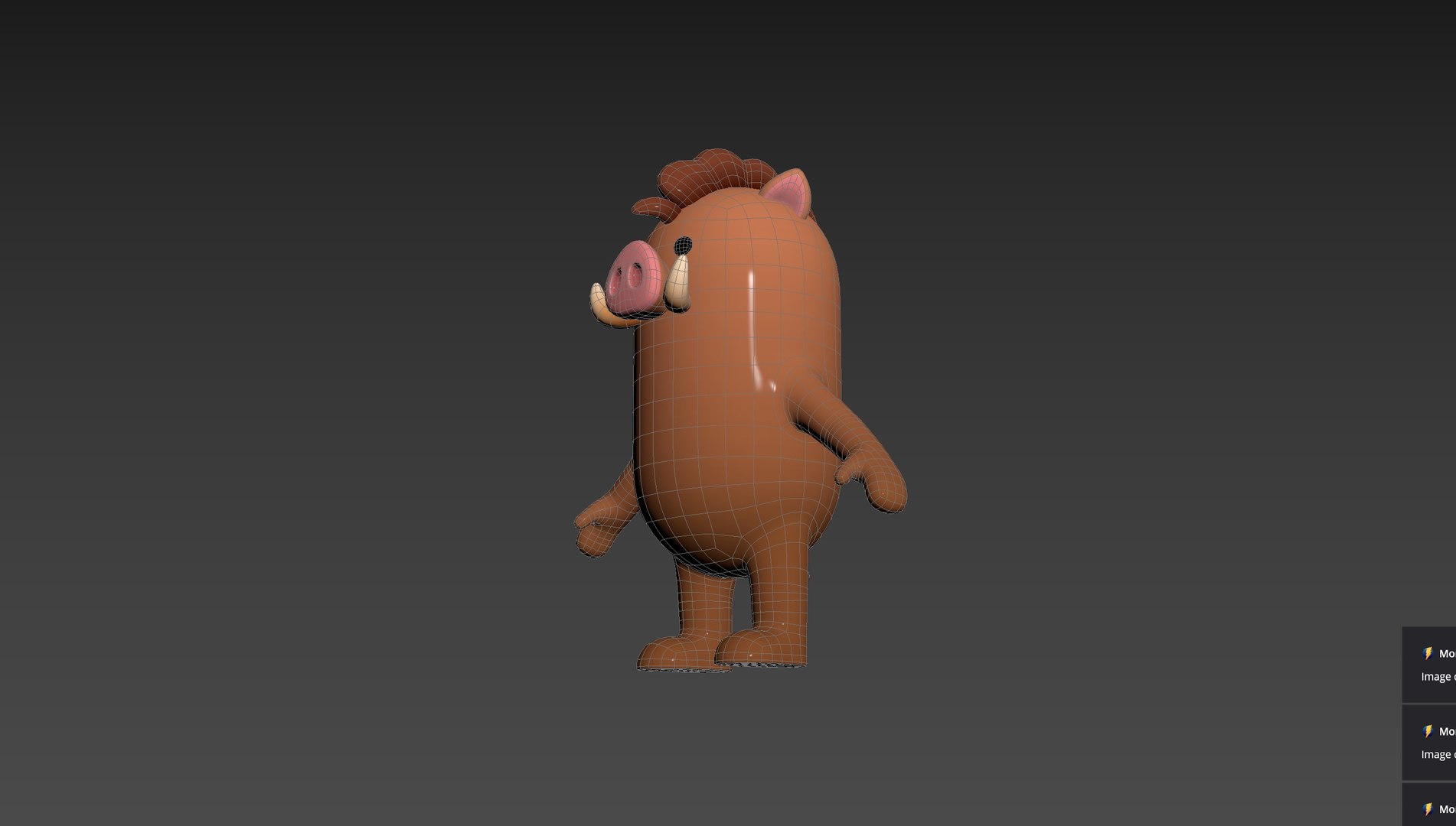3D Boar Character - TurboSquid 2021175