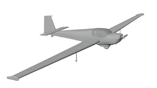 modelo 3d Avión Scheibe SF-25 Falke - TurboSquid 2328149