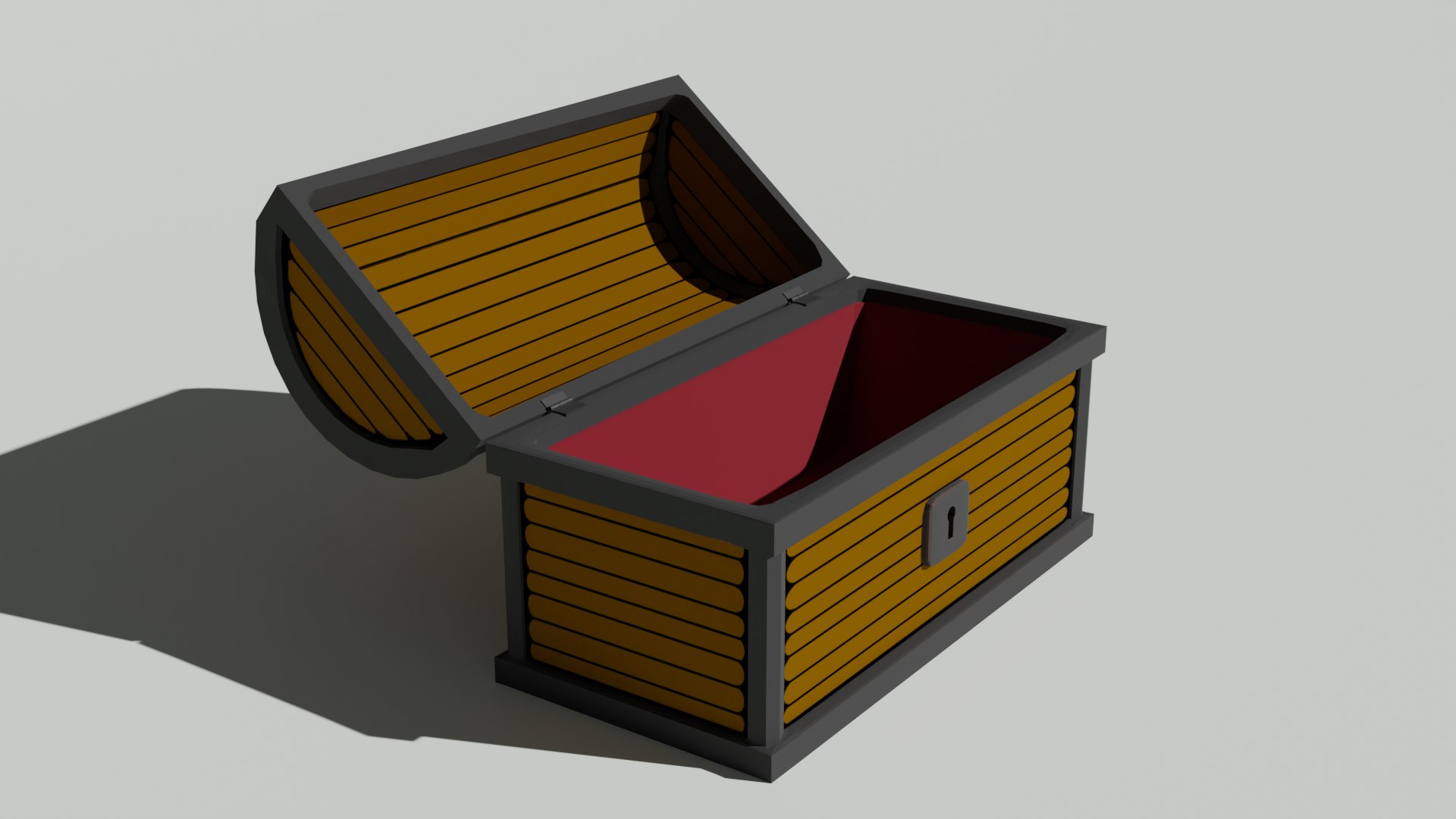 Stylized Empty Chest 3D Model - TurboSquid 2034749