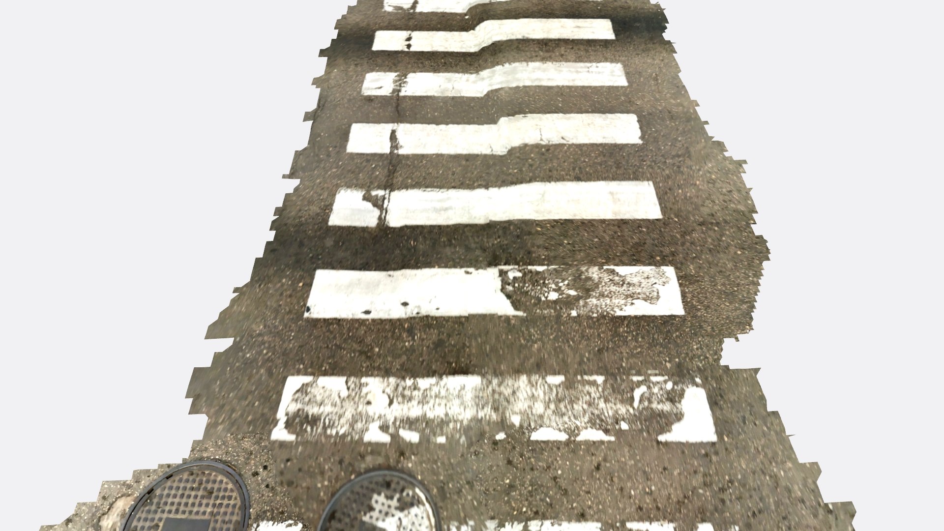 Old Crosswalk 3D - TurboSquid 1968324