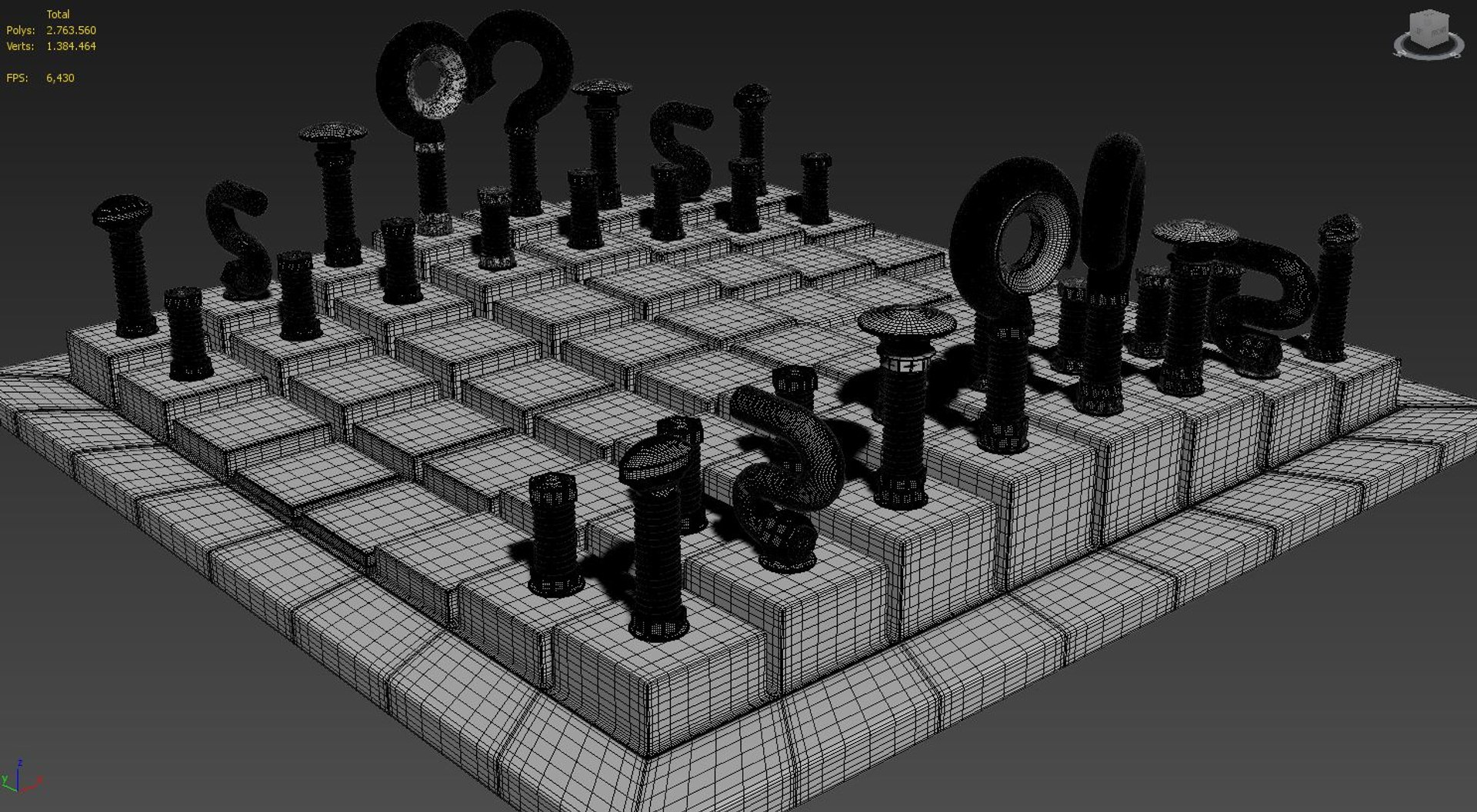 chess 3d max
