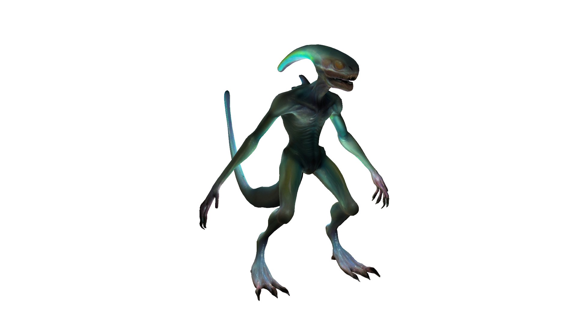 Feral Alien Creature Model - TurboSquid 2338152