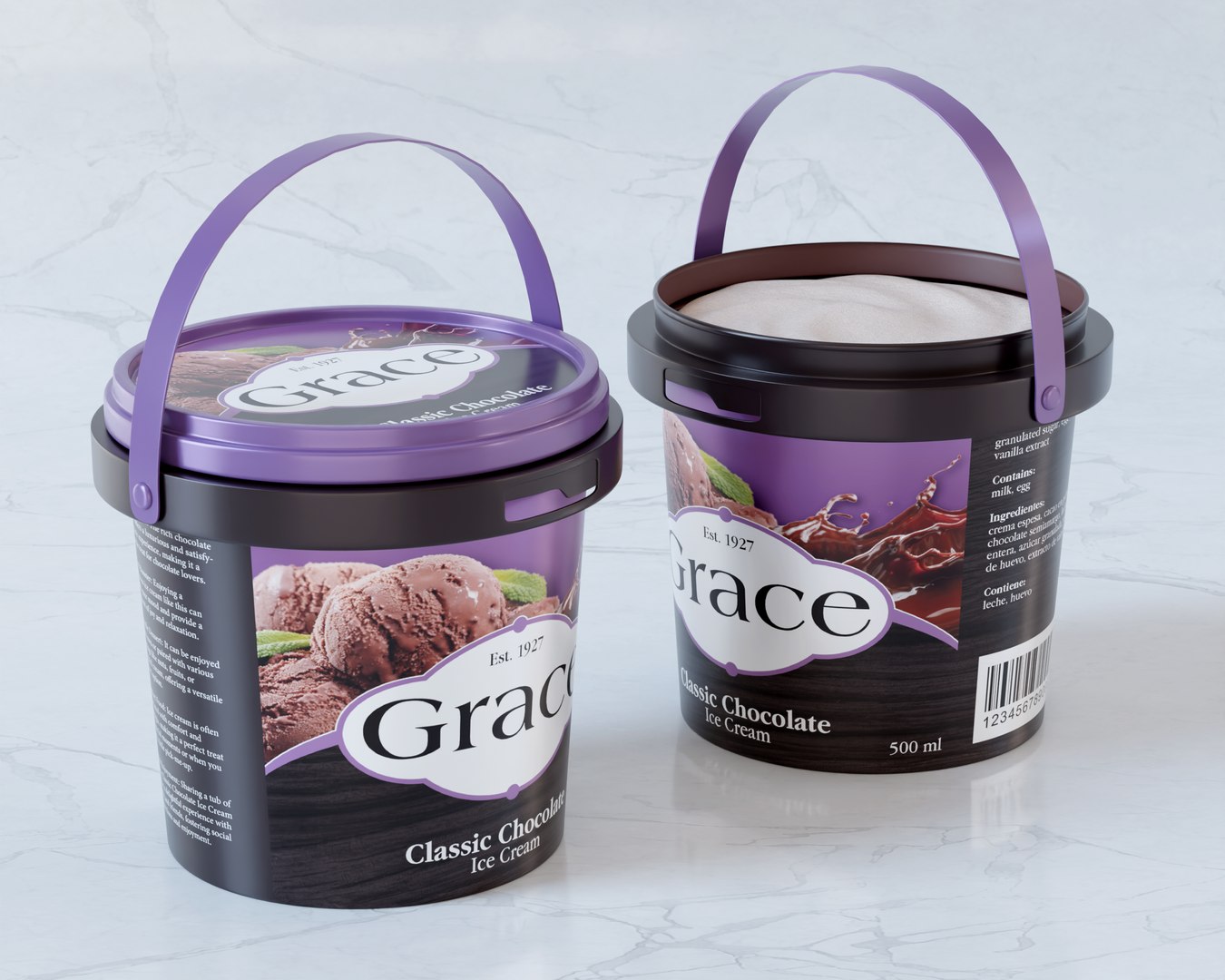 Ice Cream Tube Model - TurboSquid 2360519