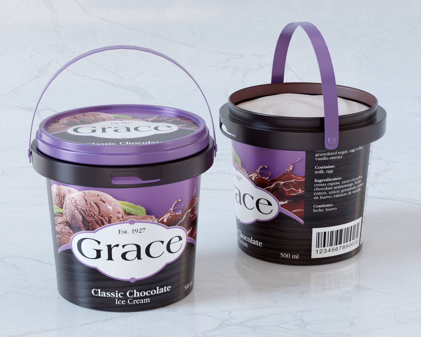 Ice Cream Tube Model - TurboSquid 2360519