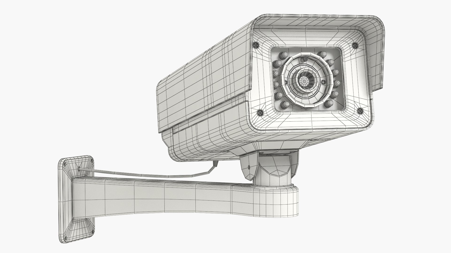 3D Security Camera Black - TurboSquid 1889124