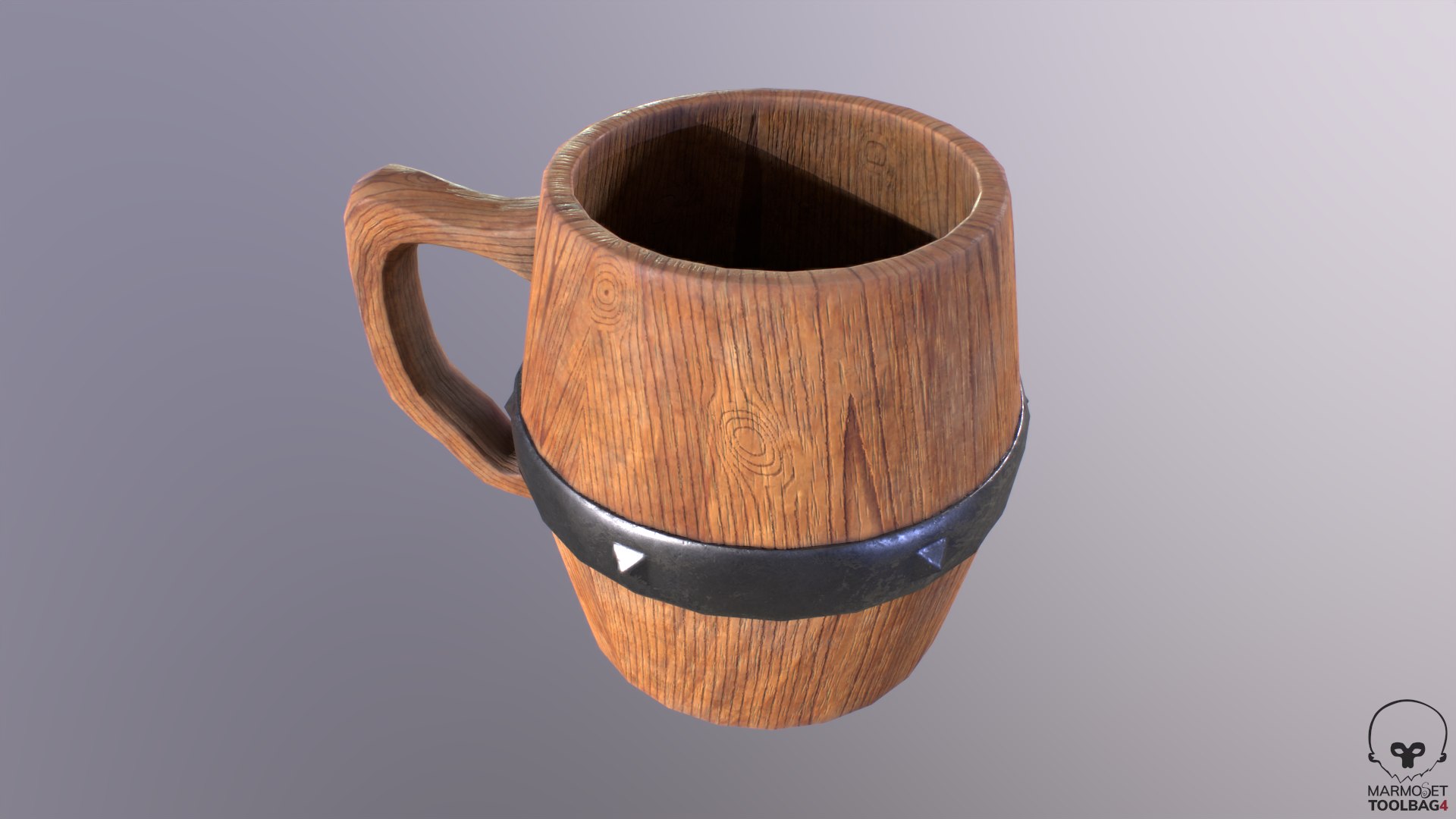 Wooden Stein LOW POLY 3D - TurboSquid 1869706