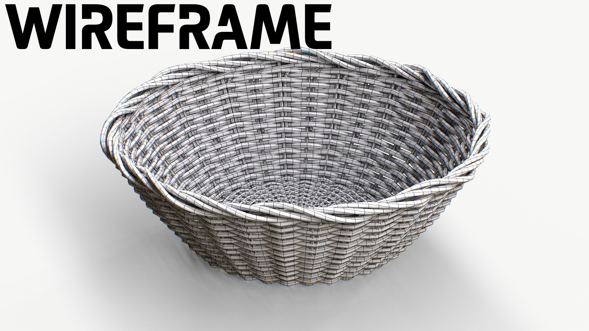 3D Woven Basket - TurboSquid 2257088