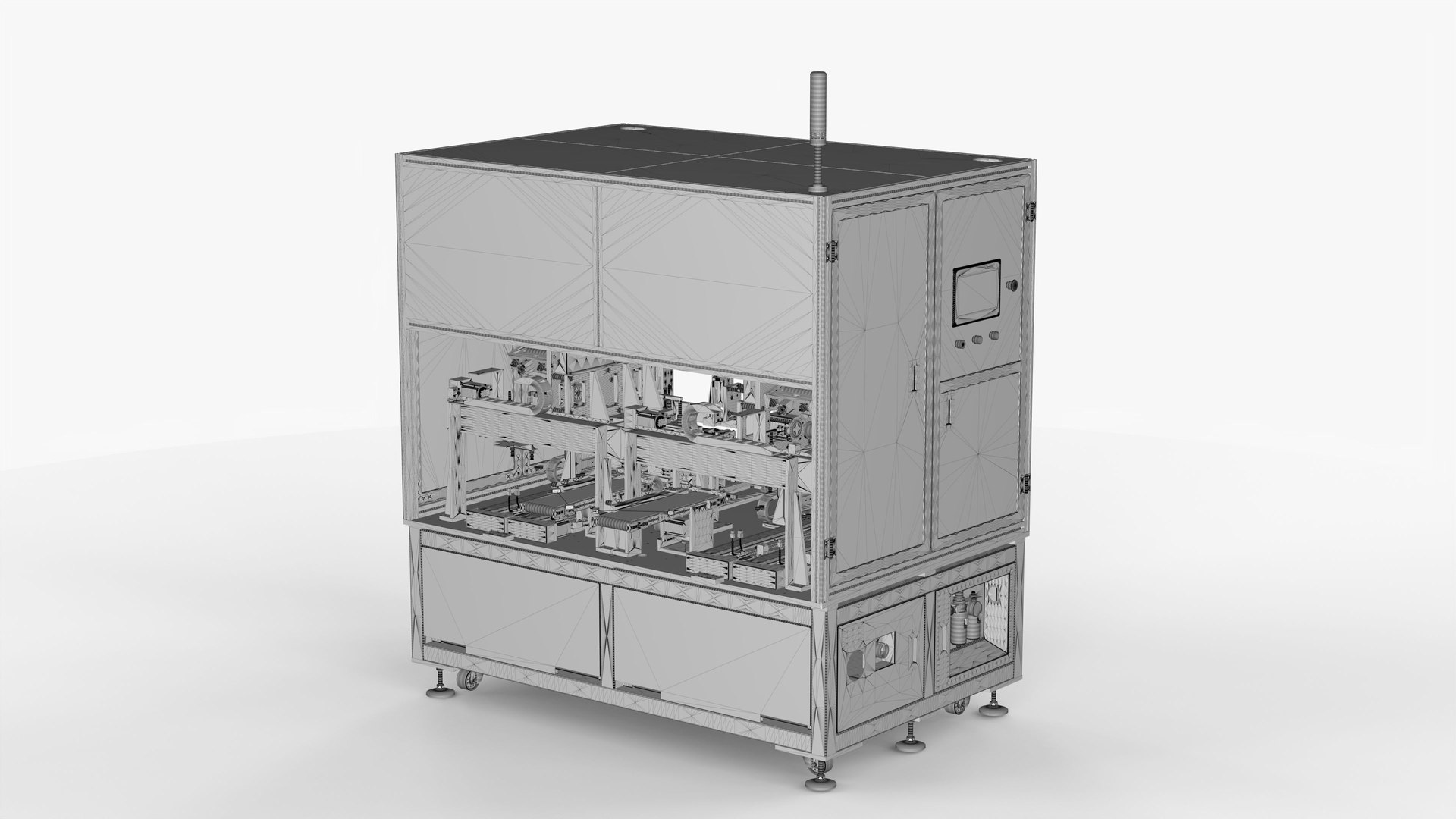 Automatic Large Capacity Easy-Tear Tape Machine 3D Model - TurboSquid ...