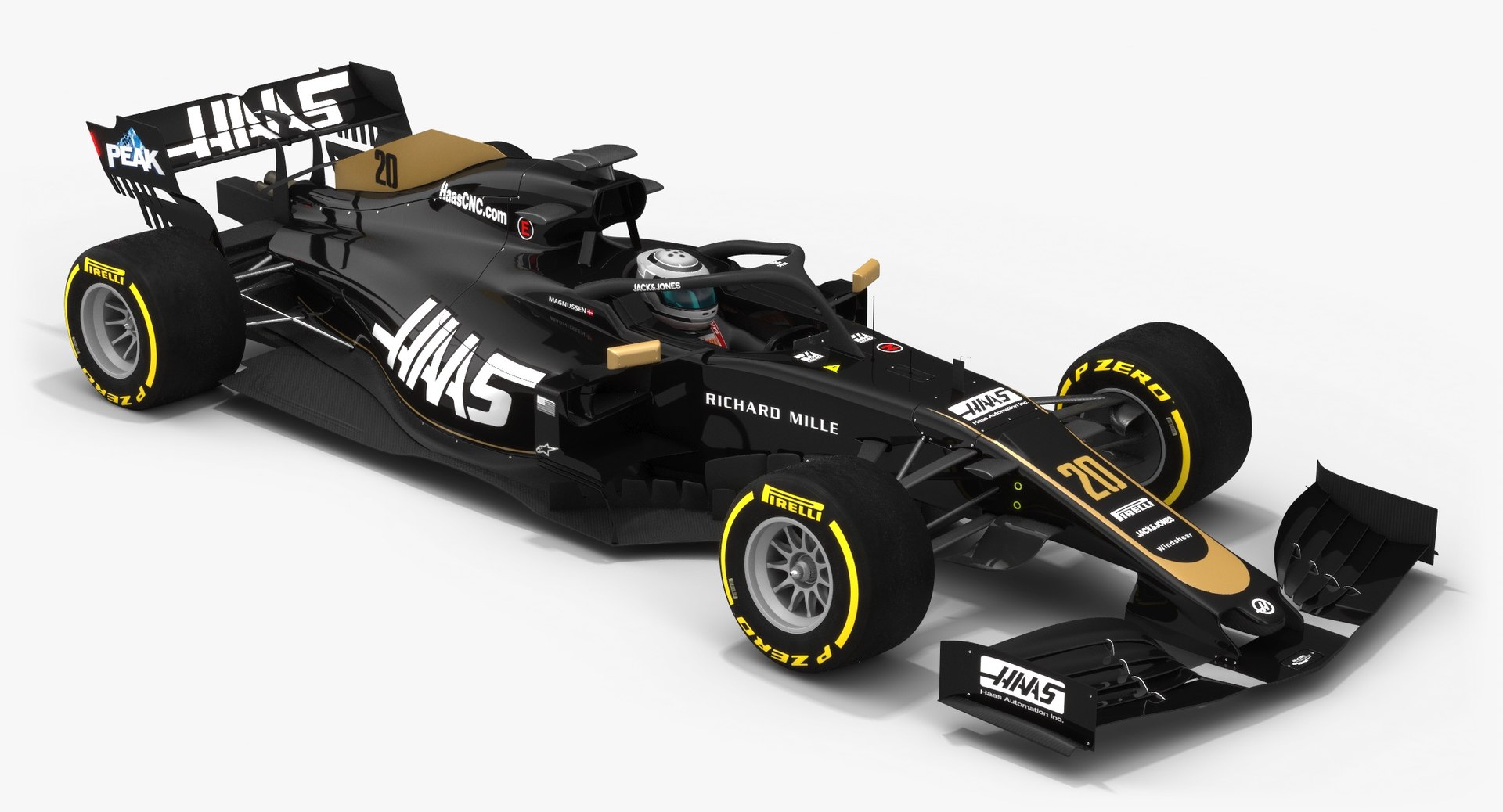 3D Model Haas F1 Vf-19 20 - TurboSquid 1451221