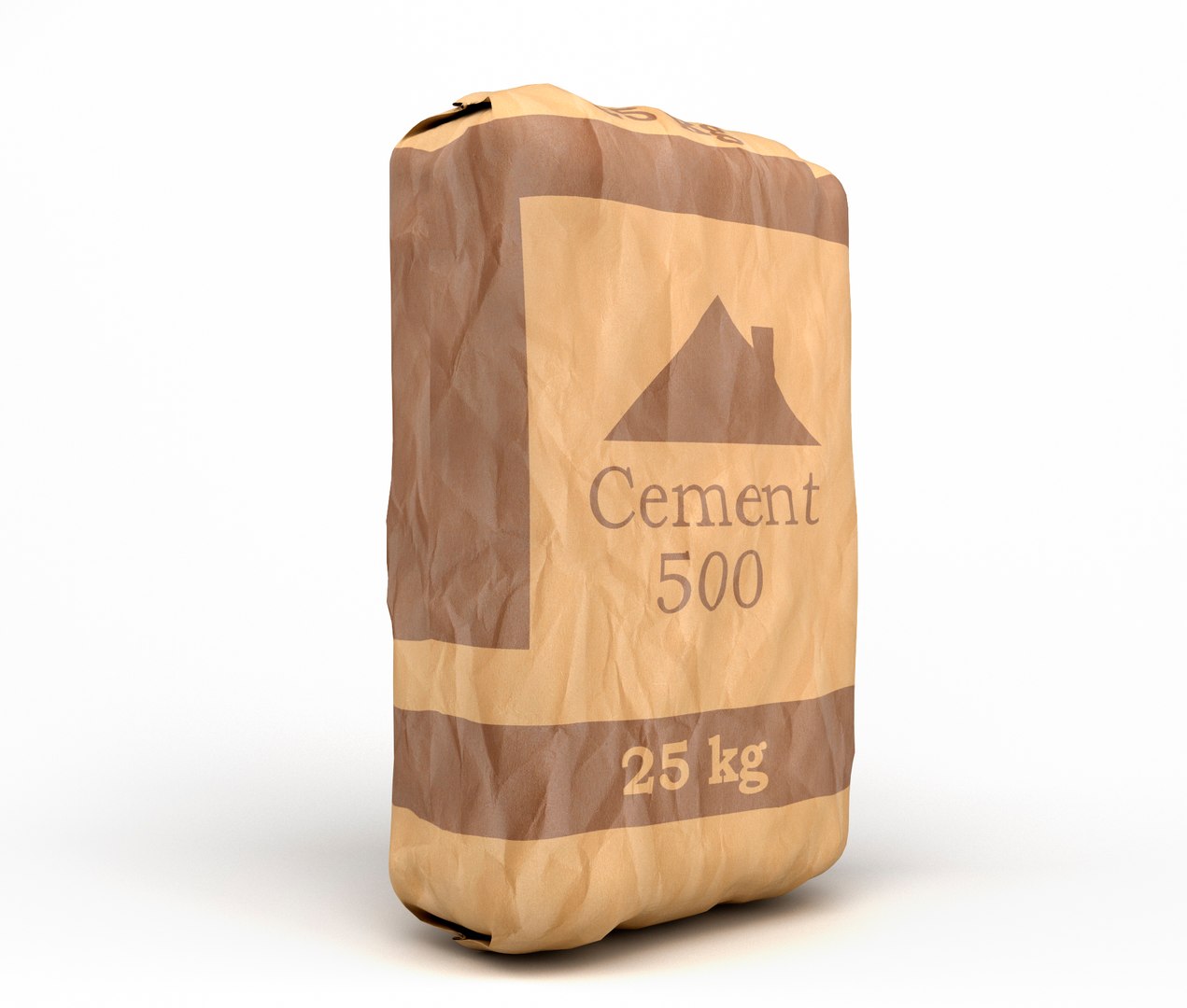 Cement Bag 3D Model - TurboSquid 1691101
